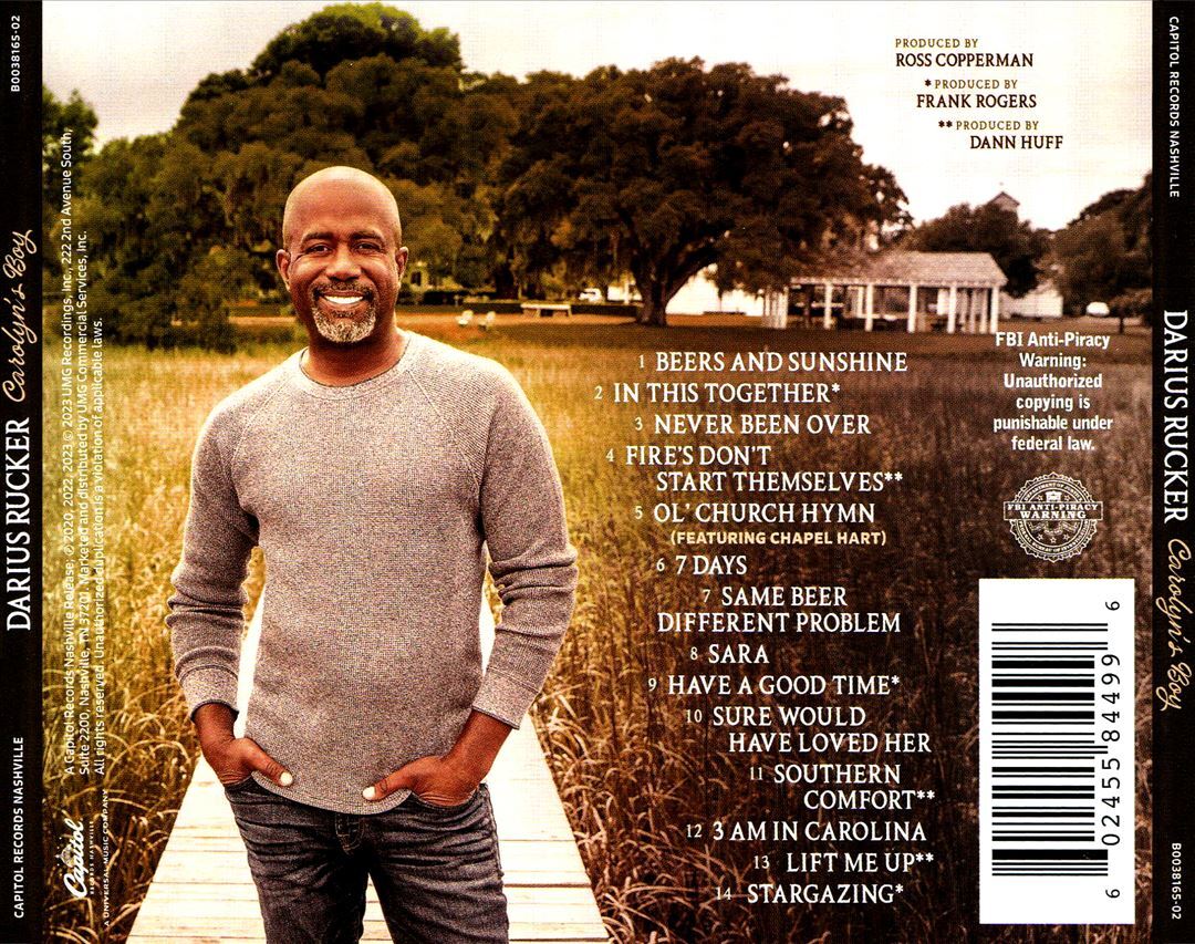DARIUS RUCKER CAROLYN'S BOY NEW CD 602455844996| eBay