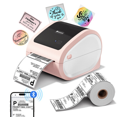 Bluetooth Thermal Label Printer Postage Label Printer Shipping Label ...