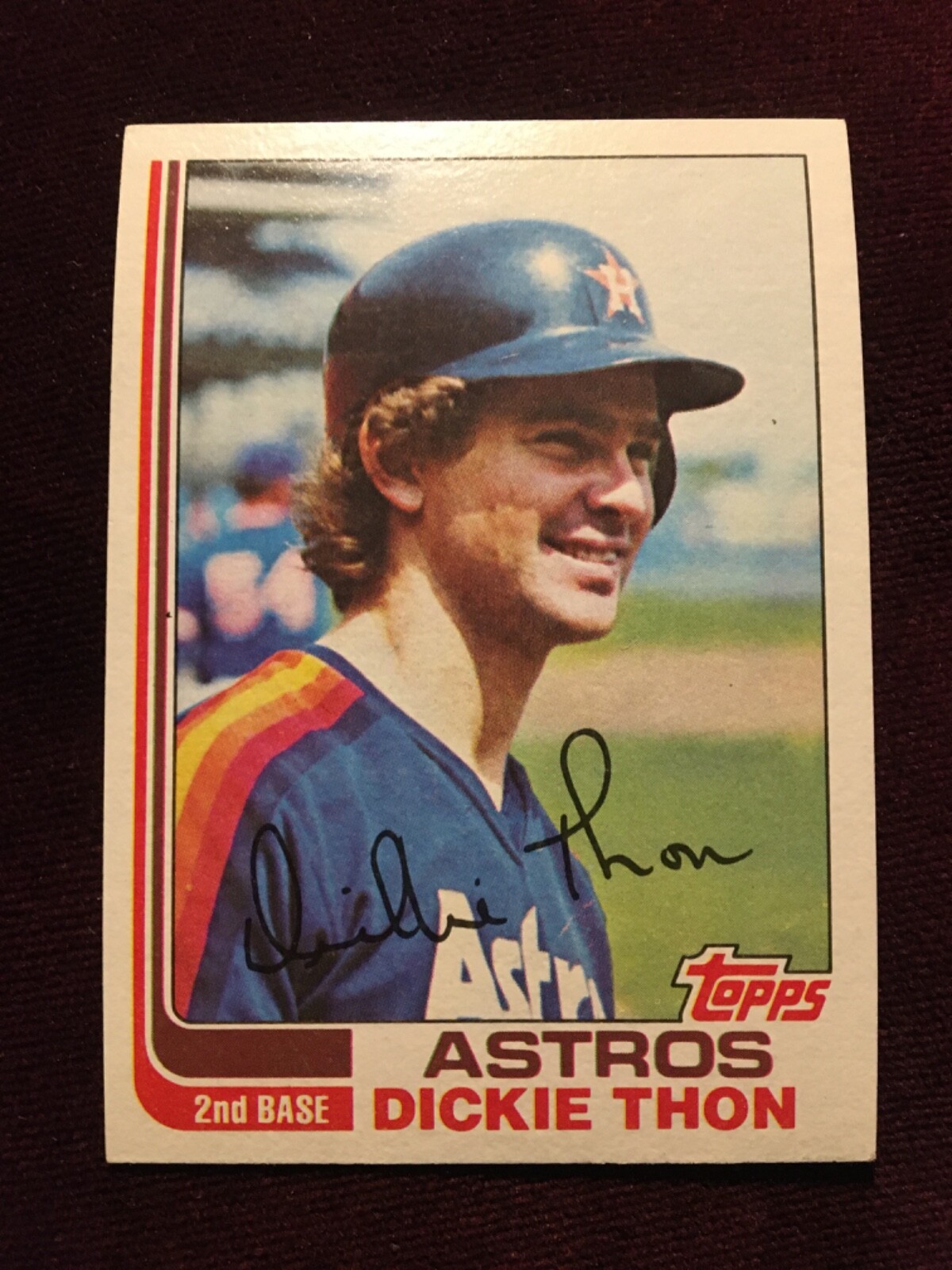 1982 Topps #404 Astros Dickie Thon Baseball Card | eBay