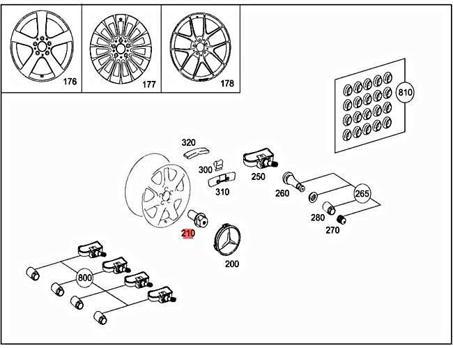 Genuine MERCEDES BBDC W242 V251 Spherical collar bolt 0009908307 | eBay
