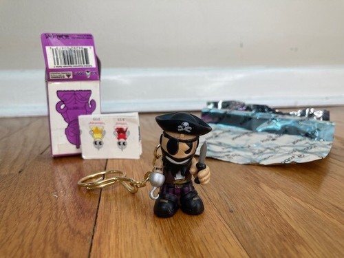 Kidrobot Keychain Mini-Bot Pirate Captain Hook Yummy Donuts South Park ...