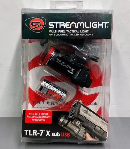 Streamlight TLR-7 X sub USB Pistol Weapon LED Light - 1913 Short Models ...