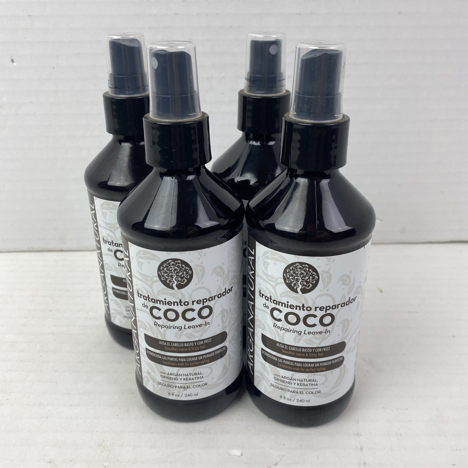 Arganatural Coco Repairing Leave-In Conditioner Spray Bottle 8 Fl Oz ...