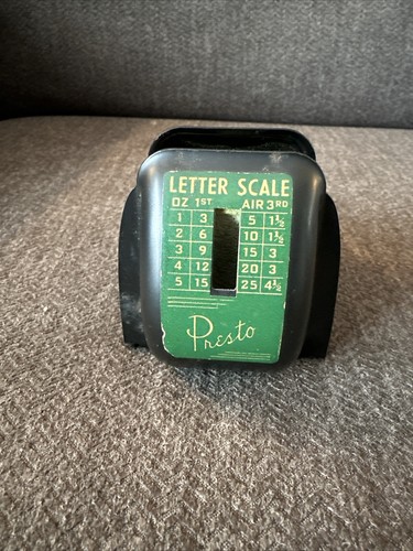 VINTAGE PRESTO BRAND LETTER SCALE MADE BY METAL SPEC OF CHICAGO ...