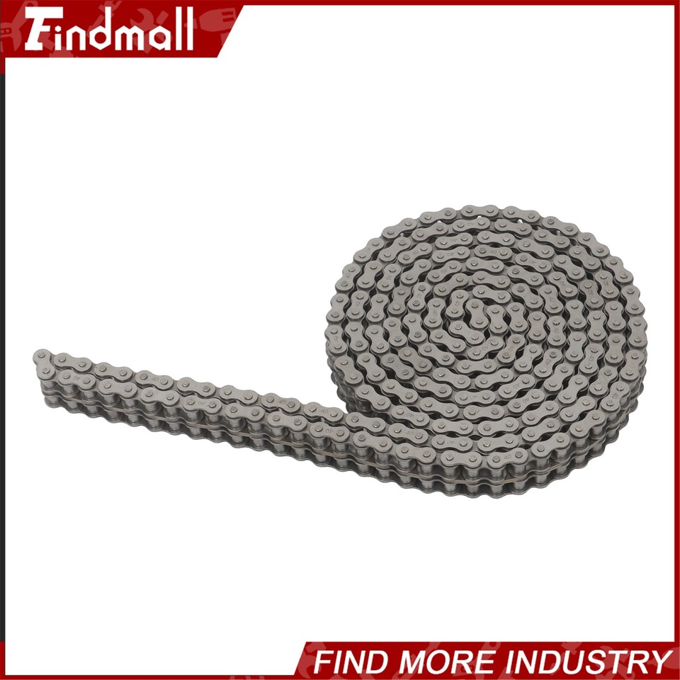 Findmall 10 Feet #40-2 Double Strand Roller Chain Includes 2 Master ...