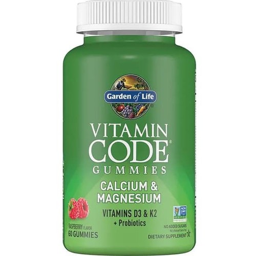 Garden of Life Vitamin Code Gummies Calcium & Magnesium - Raspberry 60 ...