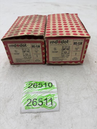 Red Dot IH5-1LM 1/2" Weatherproof Universal Type Conduit Box | eBay