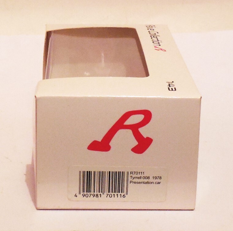 1/43 Reve Collection R70111 Tyrrell 008 # 4 Depailler 1978 Presentation ...