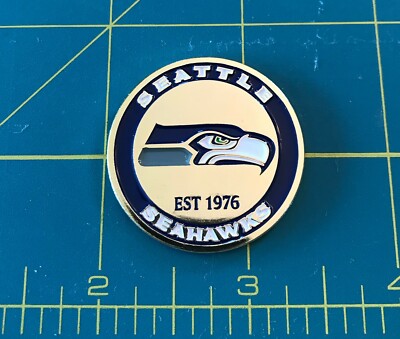 NFL Seattle Seahawks Collectible Gold Coin NEW Sticky Back | eBay