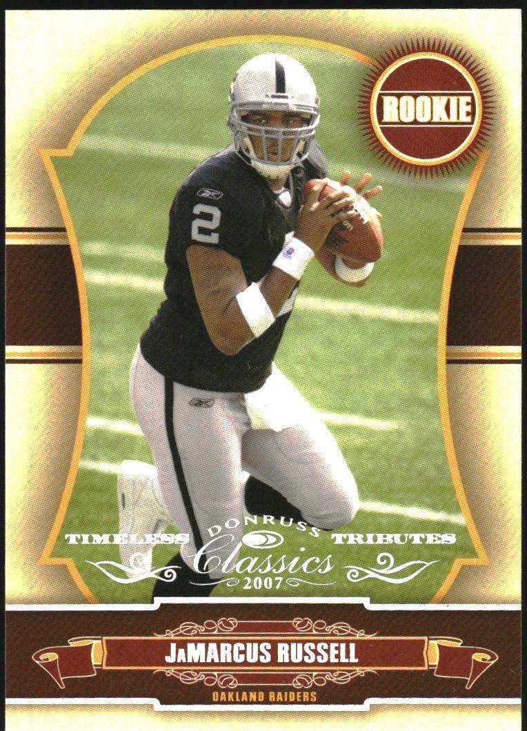 2007 Donruss Classics - Rookie JaMarcus Russell #151 Timeless Tributes ...