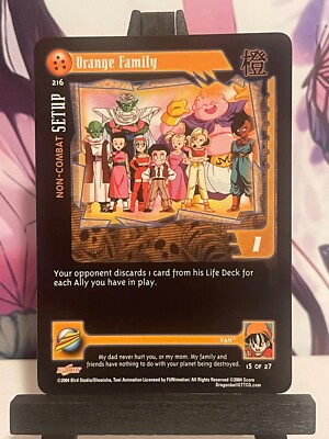 Dragon Ball GT TCG Orange Family 216 Baby Saga Unlimited Rare! | eBay