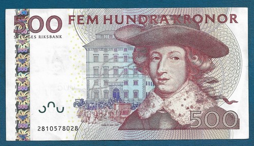 500 Kronor Sweden banknotes, FEM HUNDRA KRONOR, Sweriges riksbank ! | eBay