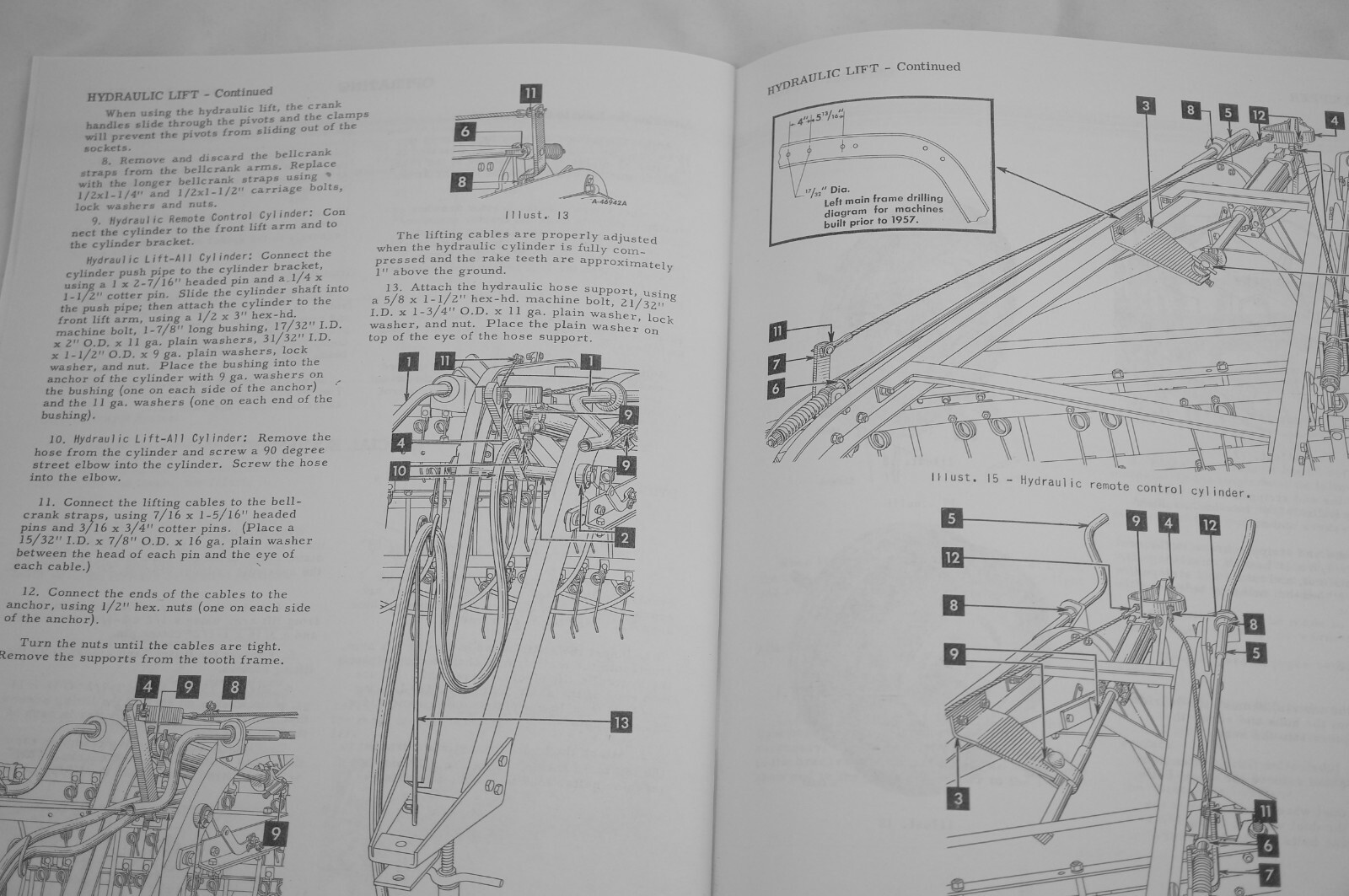 IH International Harvester No 15 Side Delivery Wheel Driven Pull Hay ...