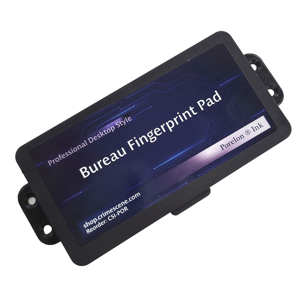 Bureau Fingerprint Ink Pad, Porelon - Desktop | eBay