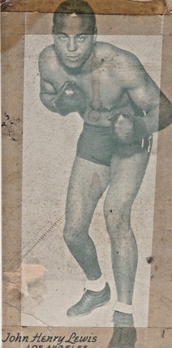 JOHN HENRY LEWIS BOXING HOFer EXHIBIT SUPPLY CO. PENNY ARCADE CARD | eBay