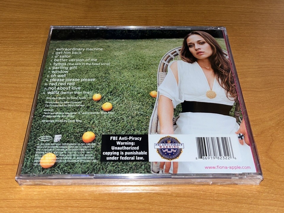 Extraordinary Machine by Fiona Apple (CD, 2005) (New CD) 886919823226 ...
