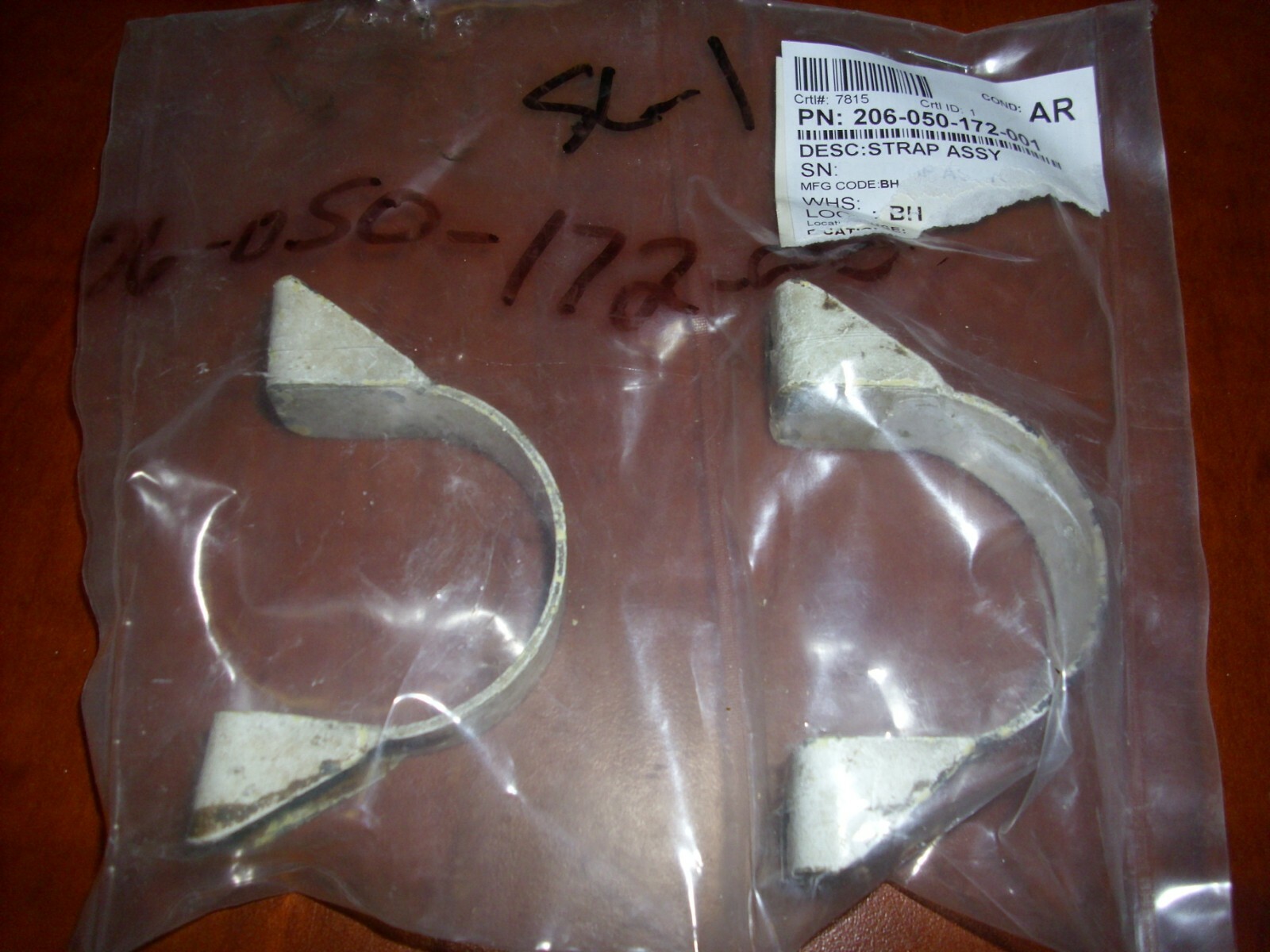 Bell 206 Helicopter Landing Gear Cross Tube Straps 206-050-172-001 | eBay