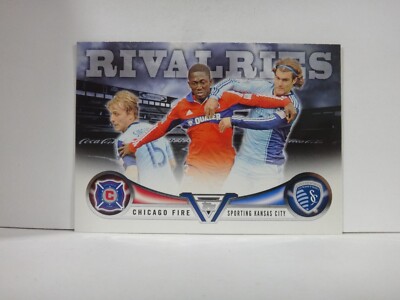 2013 Topps MLS Rivalries #CS Chicago Fire Sporting Kansas City | eBay