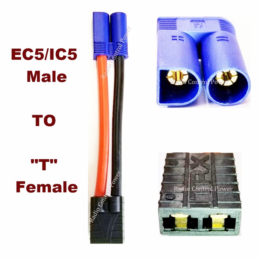 RCP Adapters EC5/IC5 to Fits TRX Wire Adapters 8 or 10 awg Wire | eBay