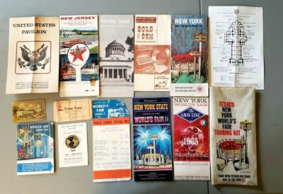 Large Group New York World's Fair 1964-65 Memorabilia-Texaco, Book ...