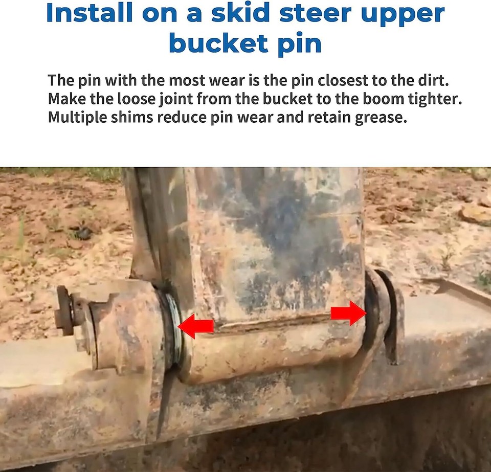 For Jcb Excavator Bucket Pin Shims Spacer Washer ID 80 MM X 5MM Set Of ...