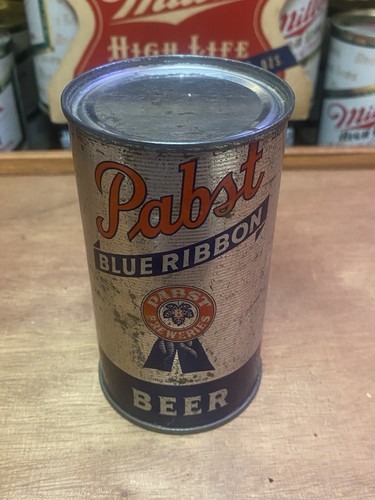 Pabst blue ribbon flat top beer can Milwaukee wi rare can Old | eBay