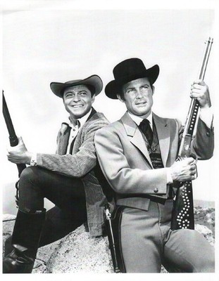 Robert Conrad Ross Martin Rifle Ready The Wild Wild West B&W 8.5 x 11 ...