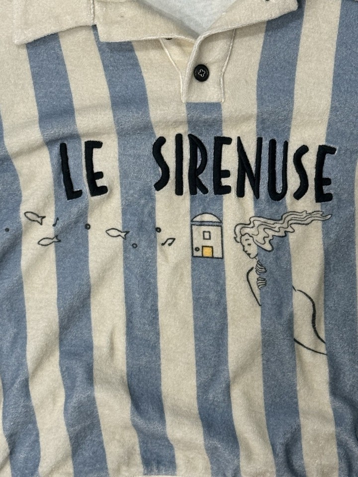 Le Sirenuse Hotel x Tombolo Cabana Long Sleeve Striped Shirt Womens ...