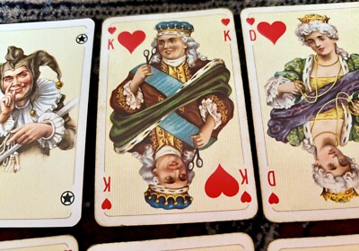 Antique German Deck Playing Cards RARE Strega Aunt Elza Heirloom ...
