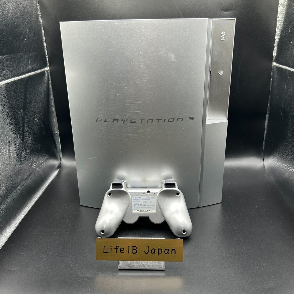 SONY PlayStation 3 PS3 Satin Silver 80GB CECHL00 Console with Box RARE ...