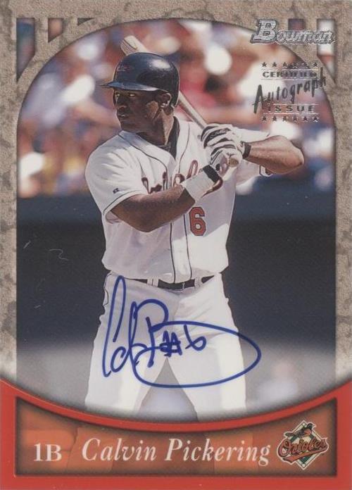 1999 Bowman - Autographs Calvin Pickering #BA7 Silver for sale online ...