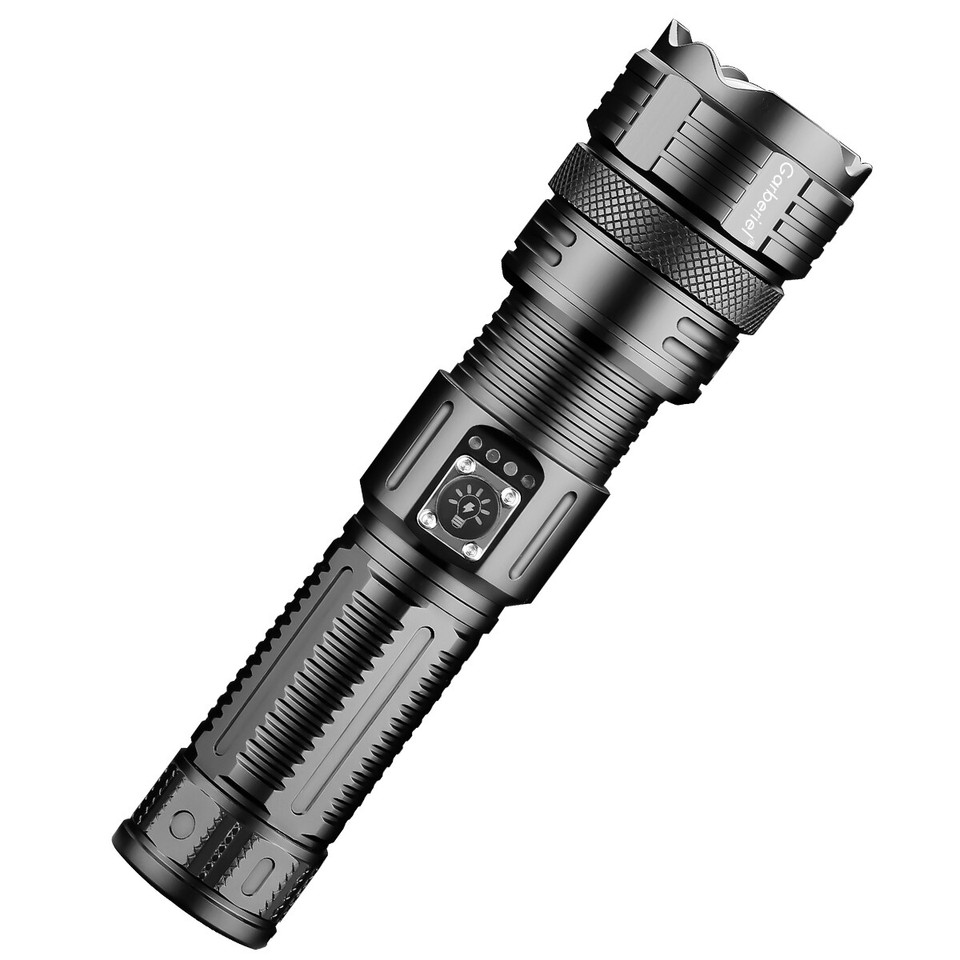 Rechargeable LED Flashlight Tactical Police P90 Torch Super Bright 5 ...