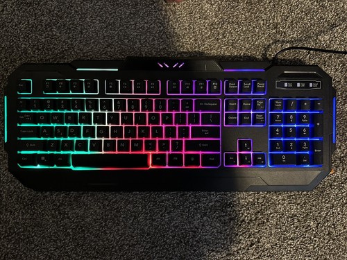 Bugha RGB LED Gaming Keyboard for PC - Wired | eBay