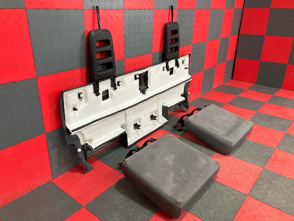 2005-2011 Dodge Dakota Club Cab Vinyl Rear Jump Seats Set Gray P9D5 ...