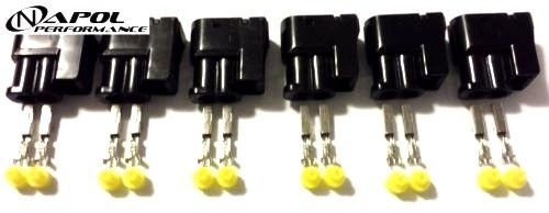 TOYOTA SUPRA SOARER ARISTO IGNITION COIL CONNECTORS CLIPS 1JZ 2JZ MK4 ...