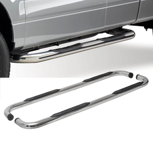 3" Side Step Running Board Chrome For 1997-2003 Ford F150/250 LD Super ...