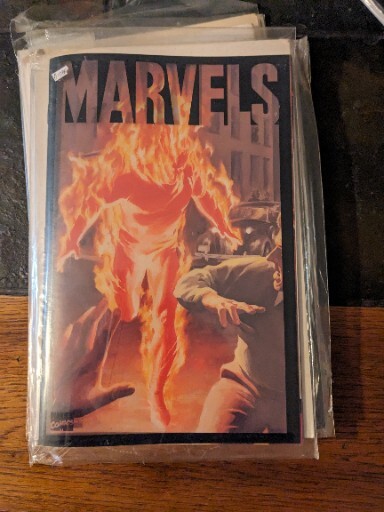 Marvels #1 (1994 Marvel) First Print Acetate cover VF Boarded Sleeved ...