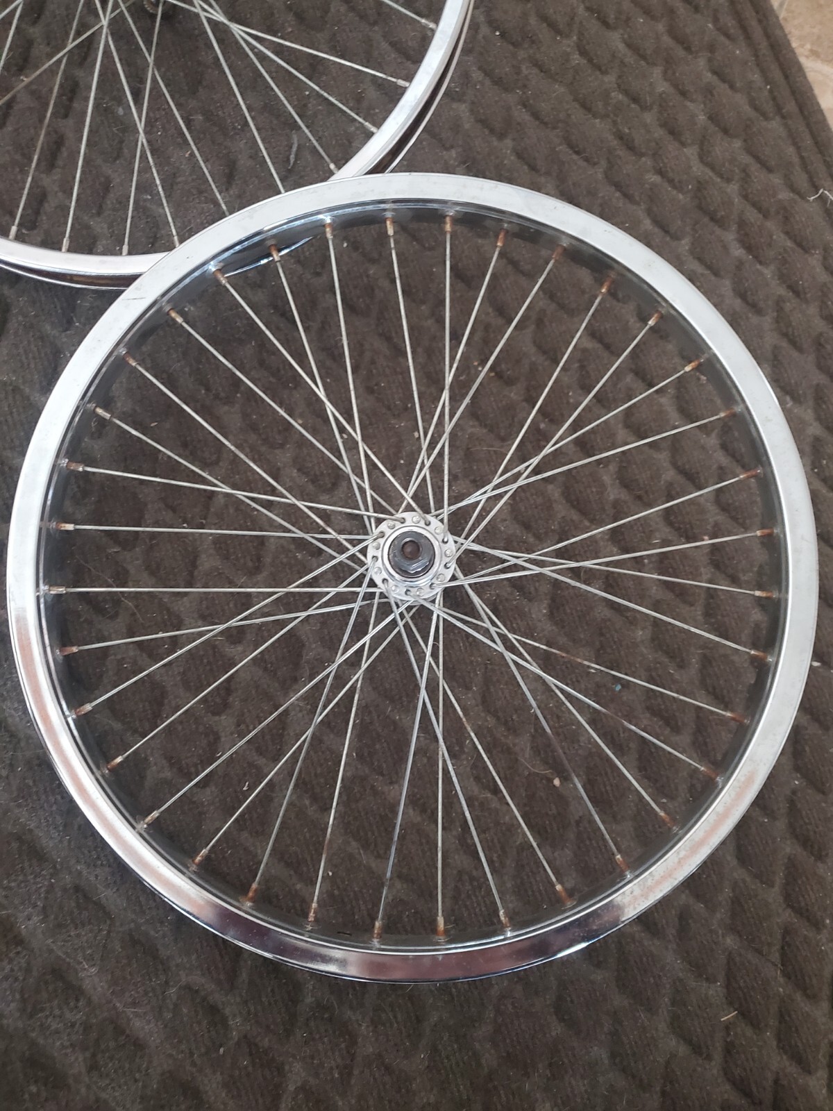 VINTAGE OLD SCHOOL BMX RIMS w JOYTECH HUBS | eBay