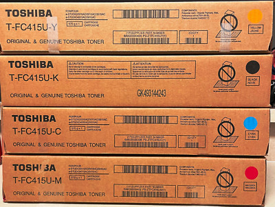 Toshiba Genuine Toner Cartridges Set T-FC415U KYCM For eStudio 2515AC ...