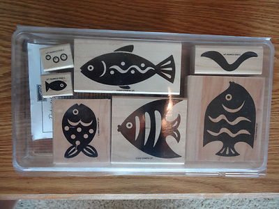 Stampin Up Tropical Fish 2002 Stamp Set Definitely Decorative | eBay
