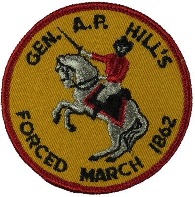 General A.P. Hills Forced March 1862 Civil War Patch RED Bdr (SK197) | eBay
