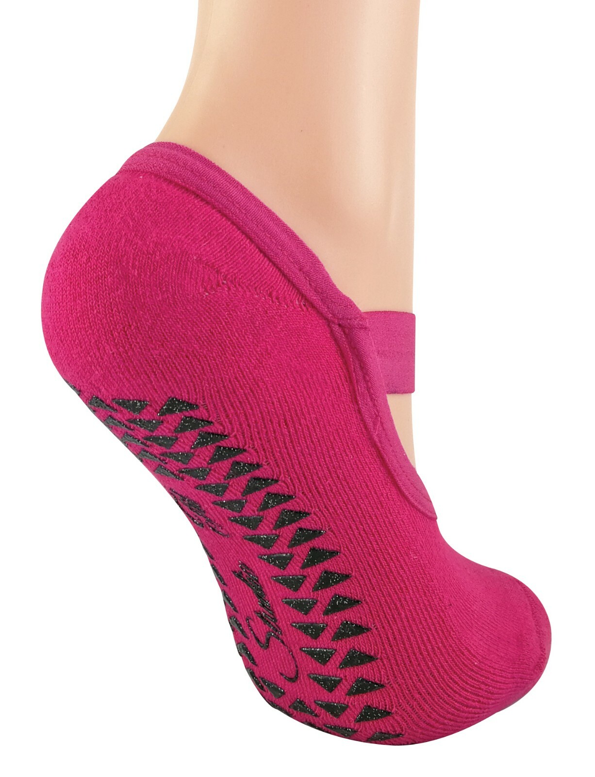 2 Pairs Ladies Non slip Low Cut Invisible Yoga Socks with Straps | eBay