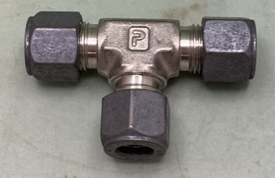 NEW PARKER 4-4-4 JBZ-SS STAINLESS STEEL 1/4" CPI FRACTIONAL TUBE UNION ...