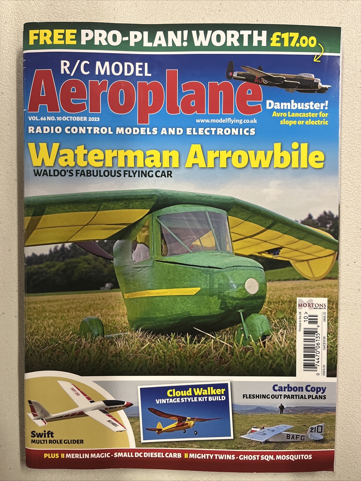 R/C Model Aeroplane Magazine UK Waterman Arrowbile Issue 10 October ...