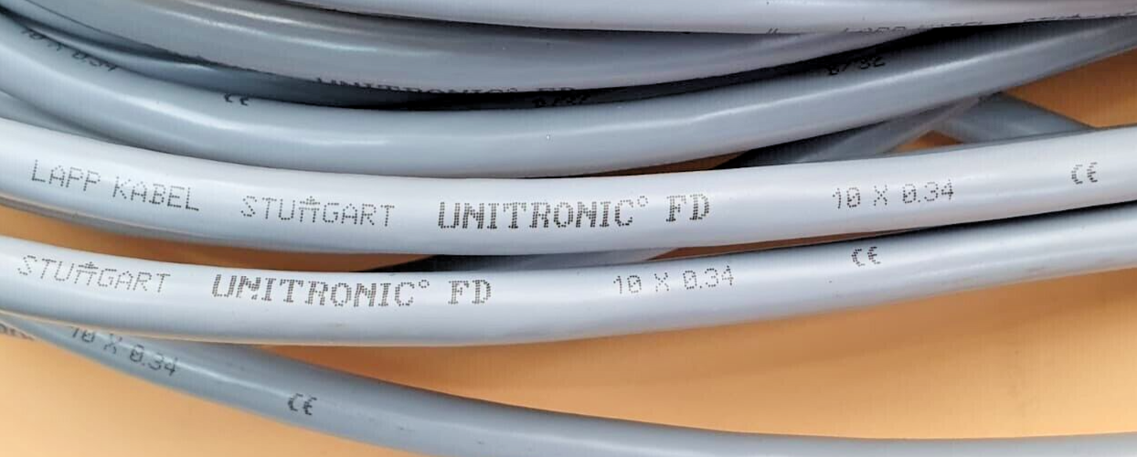 00278975 Lapp UNITRONIC FD 10 CoreS Cable 0.34 mm² Diam. 8.5mm - 32 ...
