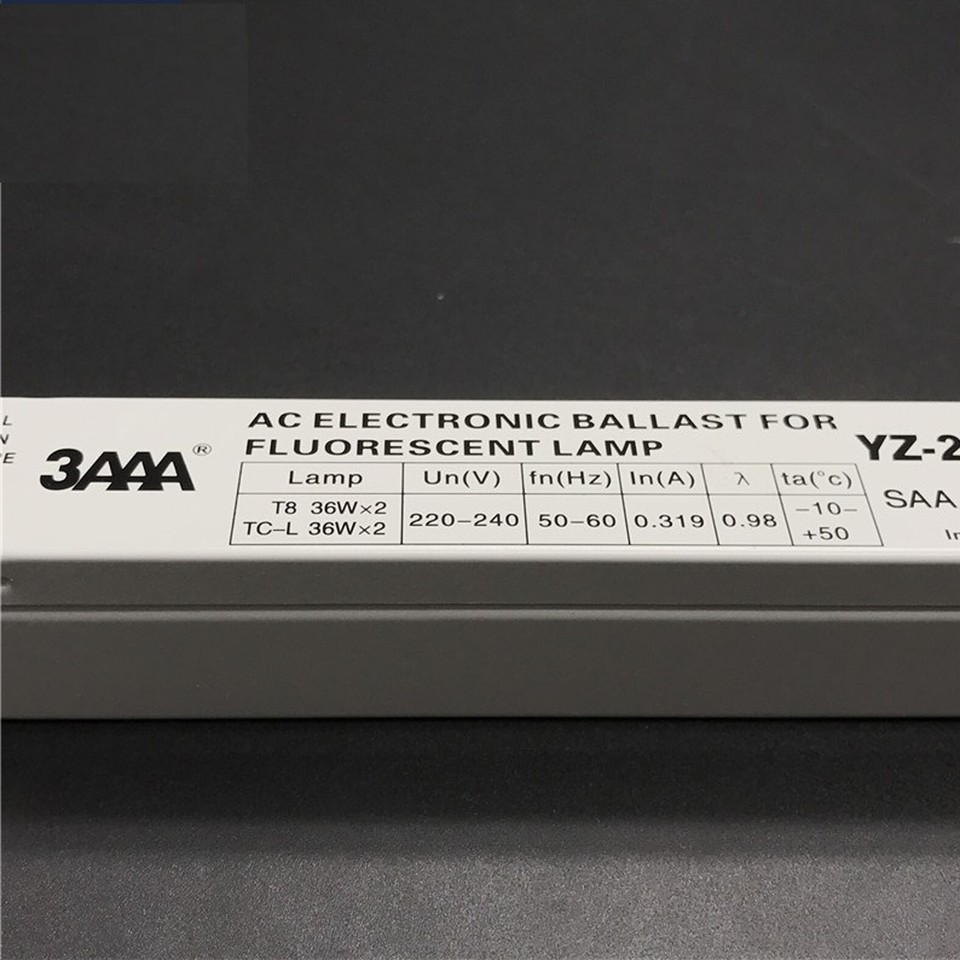 3AAA YZ-136EAA T8 TC-L 2x36W 3x36W AC Electronic Ballast for ...