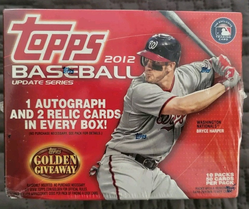 2012 Topps Baseball Update Factory Sealed Jumbo Box | eBay