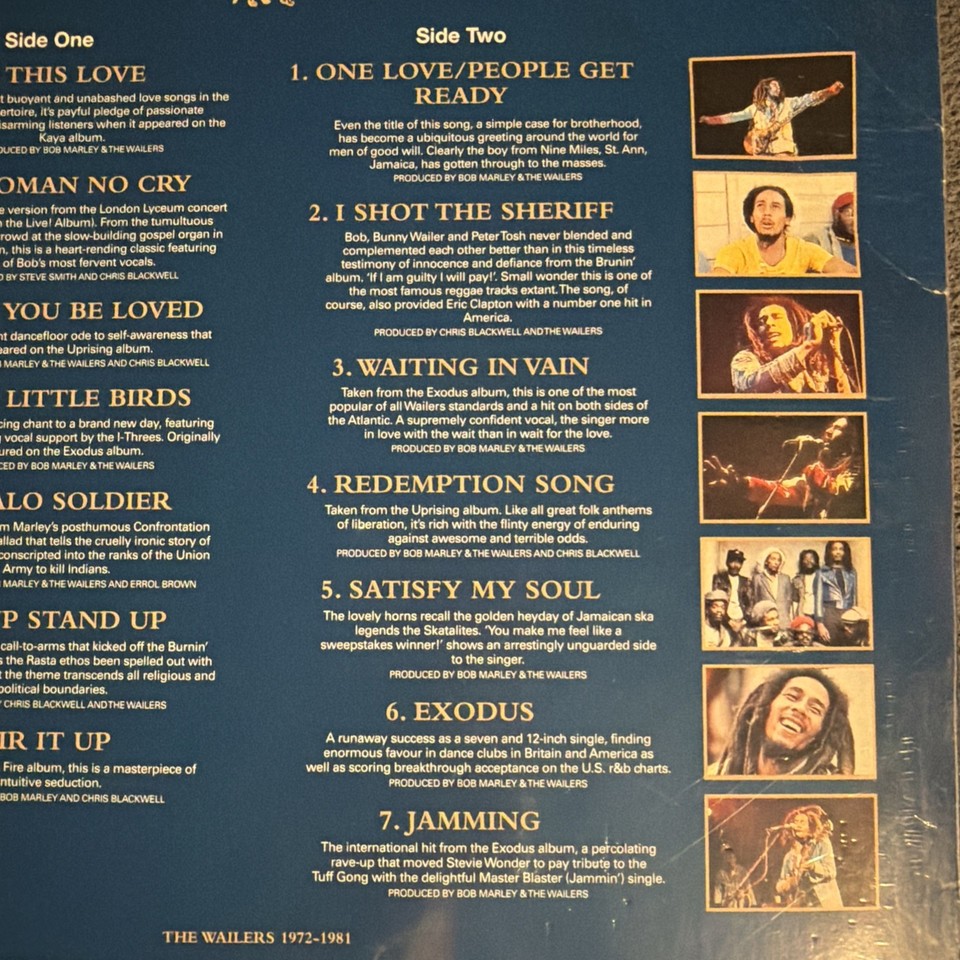 Bob Marley & The Wailers Legend Sealed LP Ltd Ed Gold 75th Anniversary ...