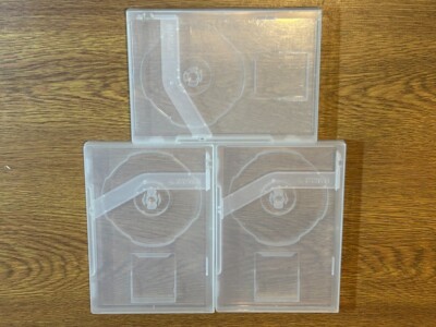 GAMECUBE GAME CUBE CLEAR CASE 3set | eBay