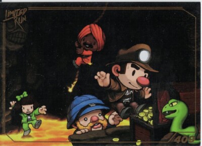 Spelunky Limited Run Games Gold Trading Card #409 New No Creases or ...